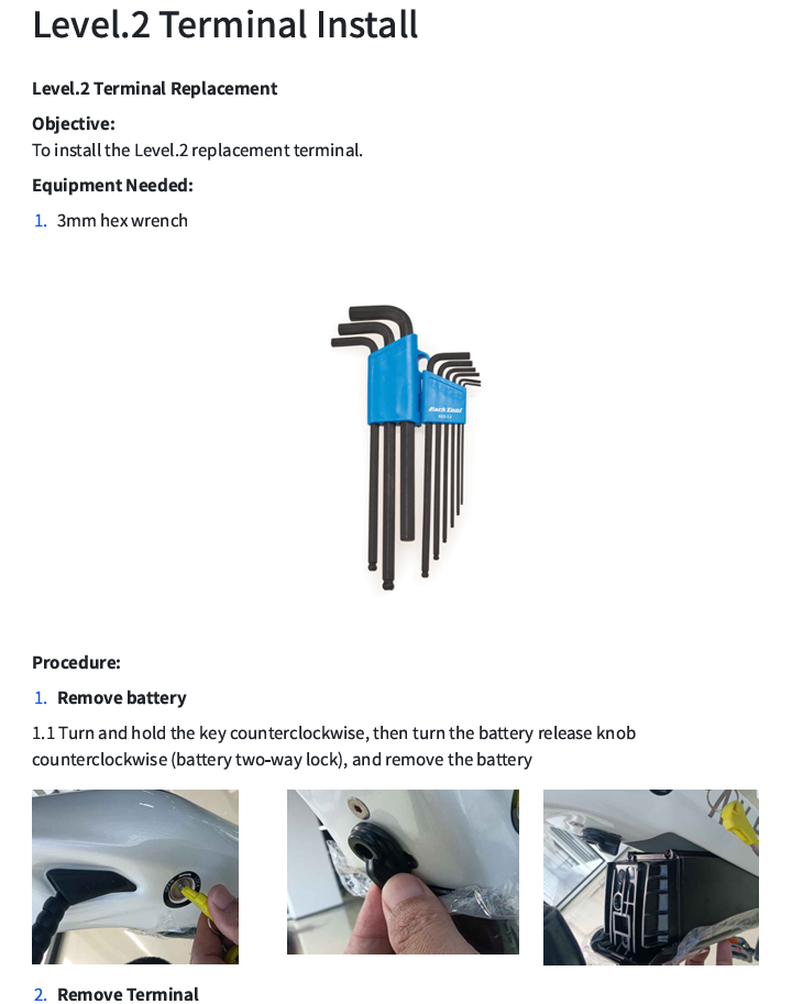 Level.2 Terminal Install – Aventon
