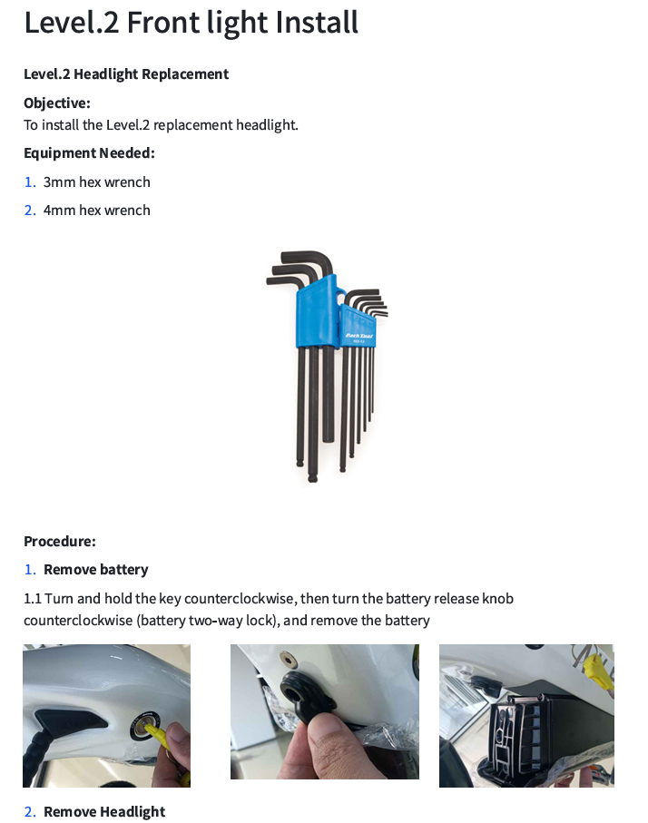 Level.2 Front Light Install – Aventon
