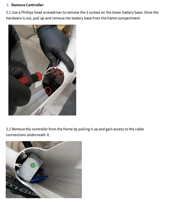 Pace 350.3 Controller Install – Aventon