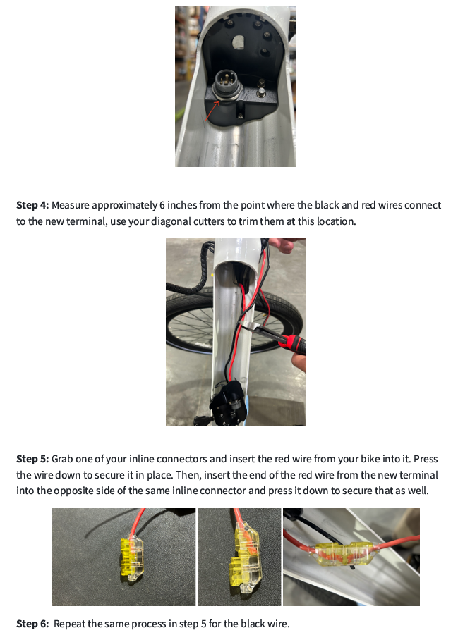 Pace 350.3 Battery Terminal Install – Aventon