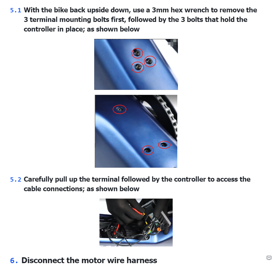 Abound SR Motor Wire Harness Install – Aventon