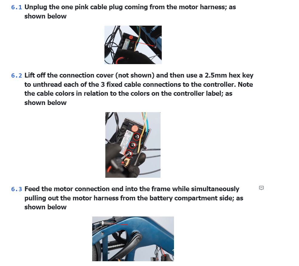 Abound SR Motor Wire Harness Install – Aventon