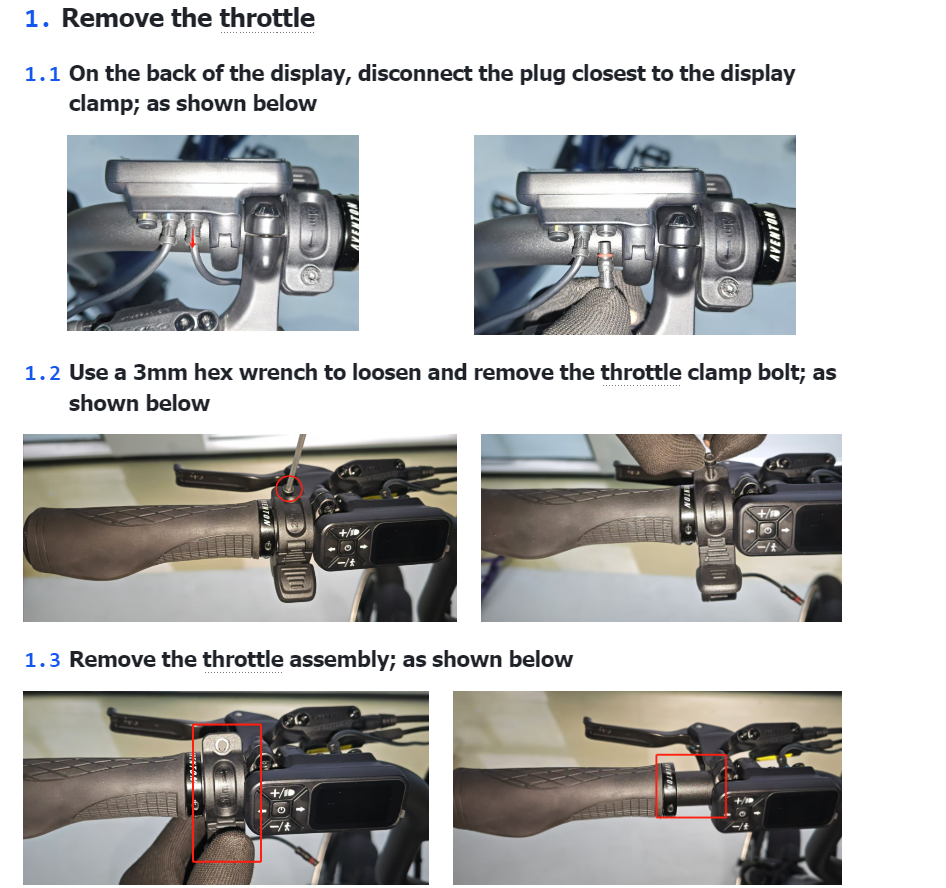 Abound SR Throttle Install – Aventon