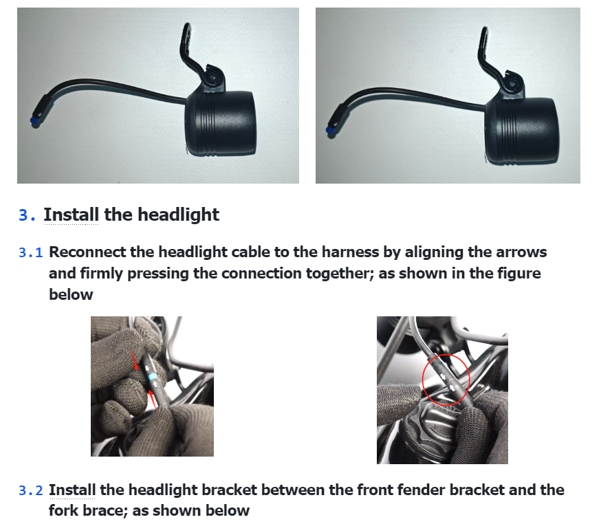 Abound AG Front Light Install – Aventon