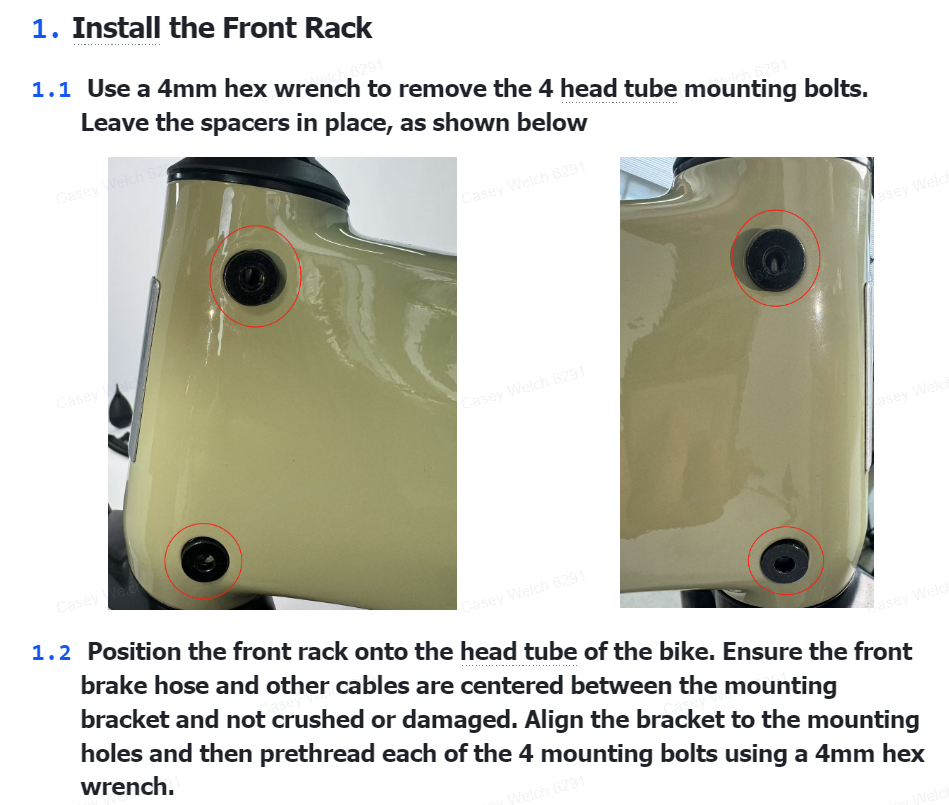 Aventure 3 Front Rack Install – Aventon